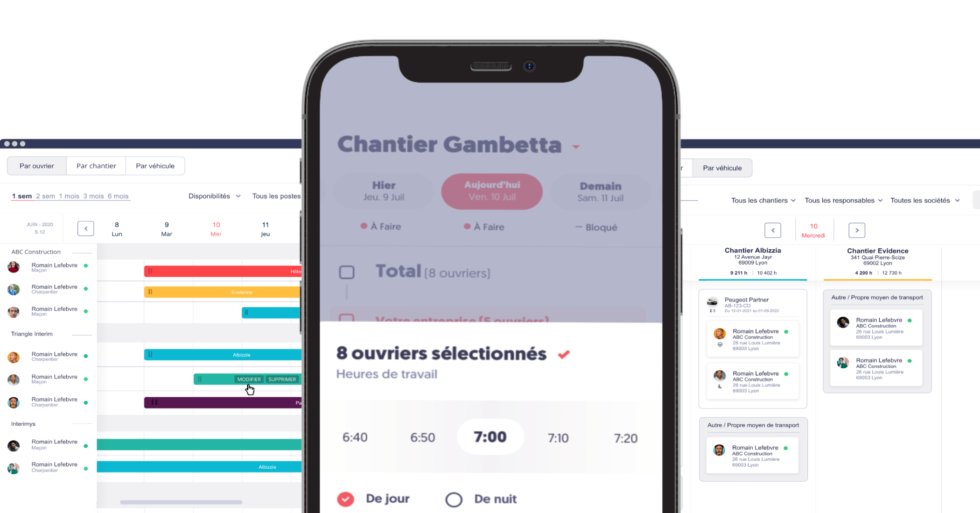Le pointage mobile pour le secteur du BTP : Une application mobile ...